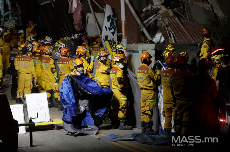 Тайваньд газар хөдлөлтийн улмаас нас барсан хүмүүсийн тоо 10 болж өслөө