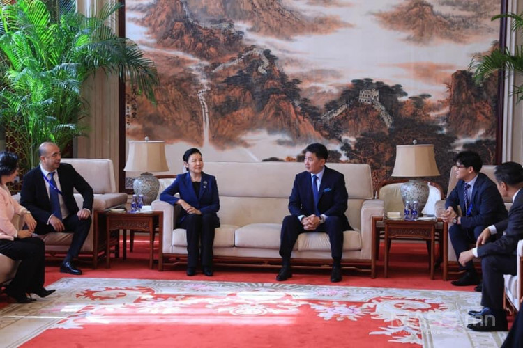 Монгол Улсын Ерөнхийлөгч У Хүрэлсүх “Бүс ба Зам” дээд түвшний чуулга уулзалтад оролцохоор Бээжин