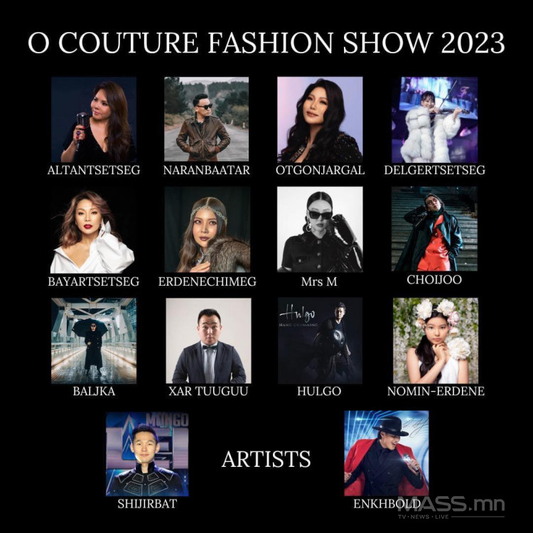 Топ модель Д Пүрэвсүрэн O Couture Fashion Show ний дүр төрхөөр сонгогджээ