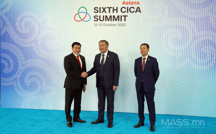 Шадар сайд С Амарсайхан Азид хамтын ажиллагаа итгэлцлийг бэхжүүлэх бага хурал д оролцож байна