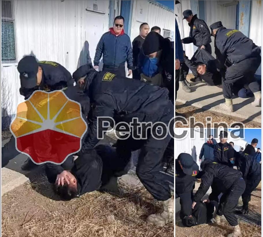 Петрочайна дачин тамсаг компанийн хамгаалалтын ажилчдыг шалгаж байна