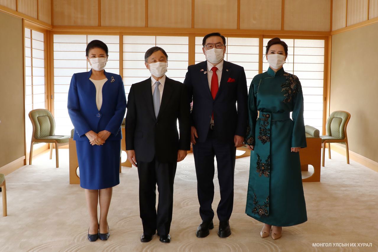 УИХ ын дарга Г Занданшатар гэргийн хамт Япон Улсын Эзэн Хаан Нарүхито д бараалхлаа