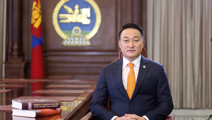 УИХ ын дарга Д Амарбаясгалан Бүгд Найрамдах Улсыг тунхаглаж анхдугаар Үндсэн хууль баталсны 100