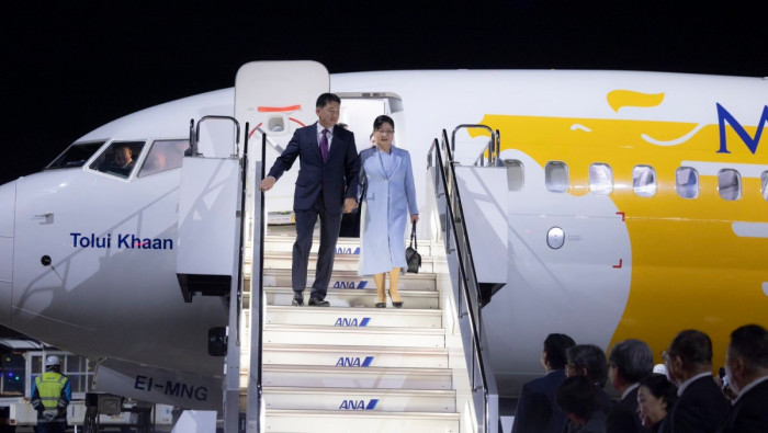 Монгол Улсын Ерөнхийлөгч У Хүрэлсүх Япон Улсад төрийн айлчлал хийж байна