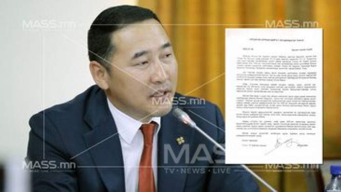 Яллагдагчаар татагдаад буй Ж Мөнхбат УИХ ын гишүүний бүрэн эрхээсээ