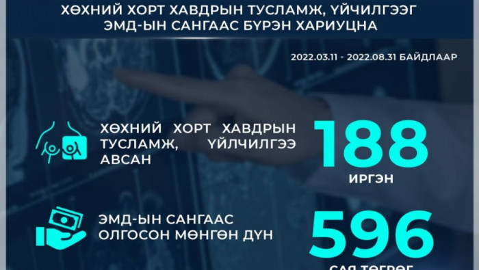 Хөхний хорт хавдрын тусламж үйлчилгээг ЭМД ын сангаас бүрэн хариуцна