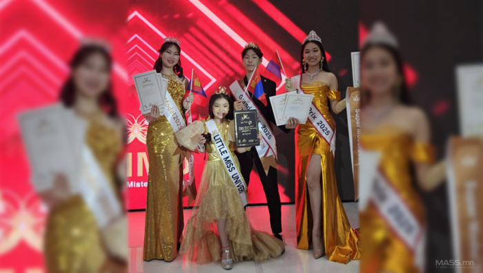 “Little Miss & Mister Universe-2025” тэмцээнд оролцсон хүүхдүүд ганзага ...