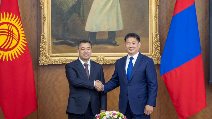 Монгол Улсын Ерөнхийлөгч У Хүрэлсүх Бүгд Найрамдах Киргиз Улсын