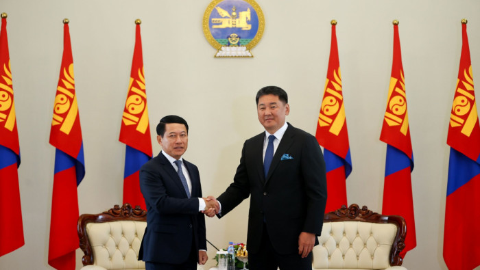 Ерөнхийлөгч У Хүрэлсүх БНАЛАУ ын Ерөнхий сайдын орлогч Гадаад хэргийн сайдыг хүлээн авч уулзав