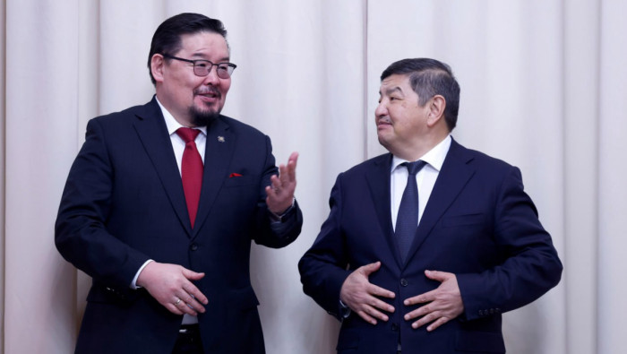 Киргизын Сайд нарын танхимын дарга А Жапаров УИХ ын дарга Г Занданшатарт бараалхлаа